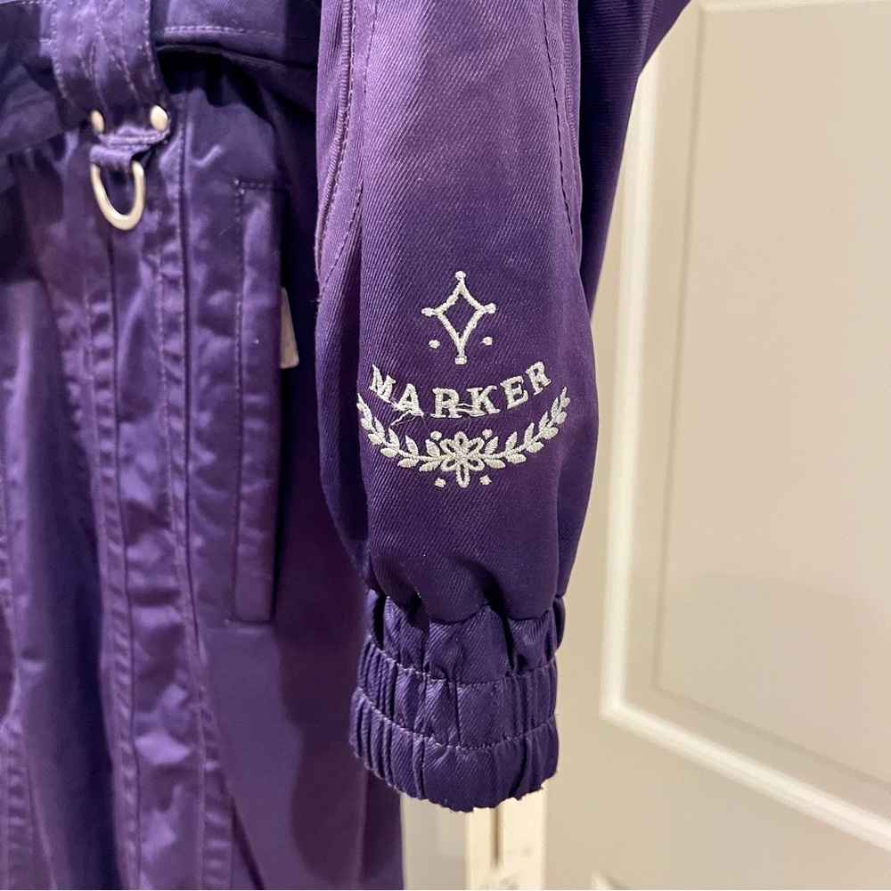 Vintage Marker Full Body Belted Ski Suit - Gem